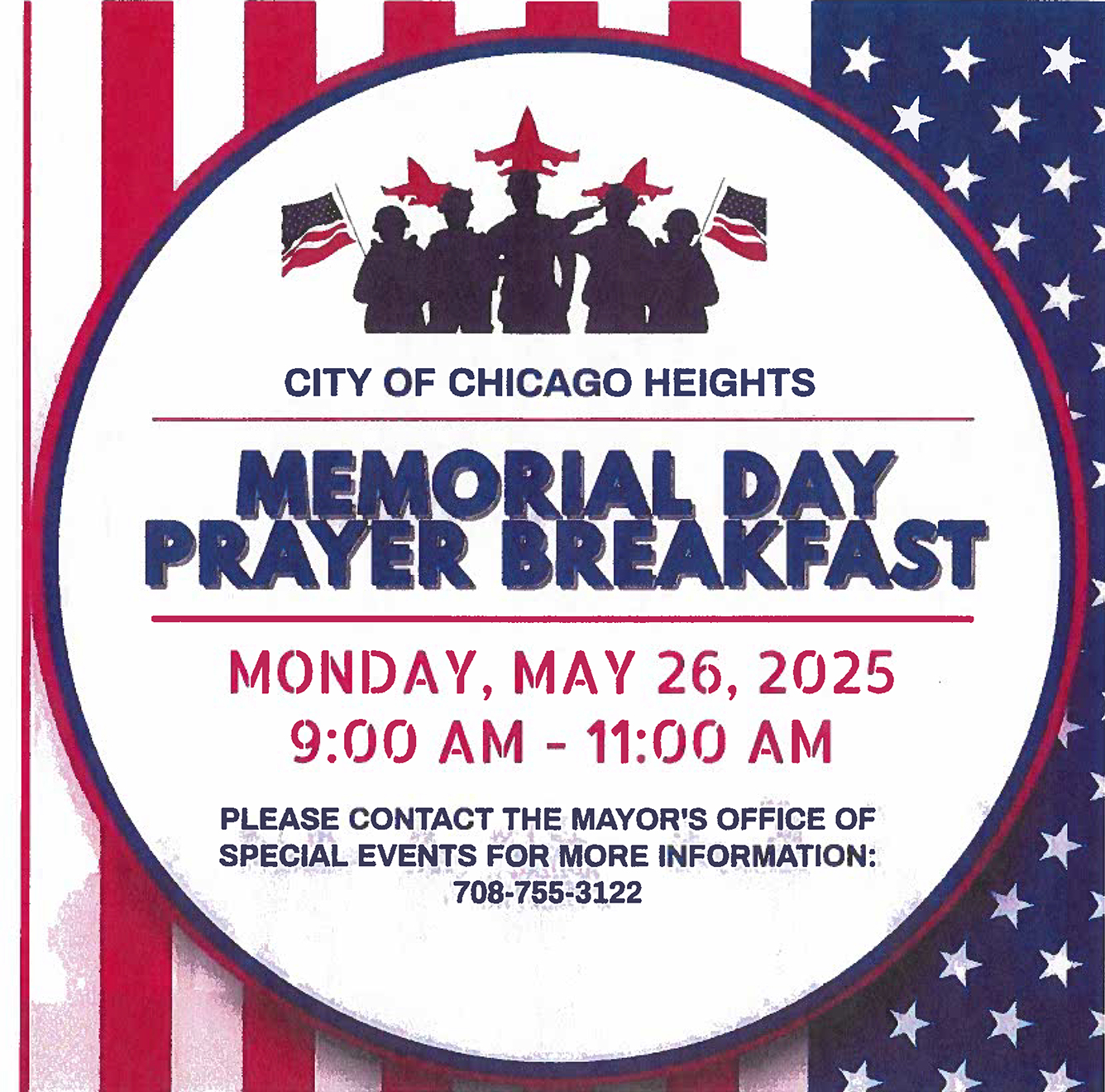 Memorial Day Prayer Breakfast – Chicago Heights Park District