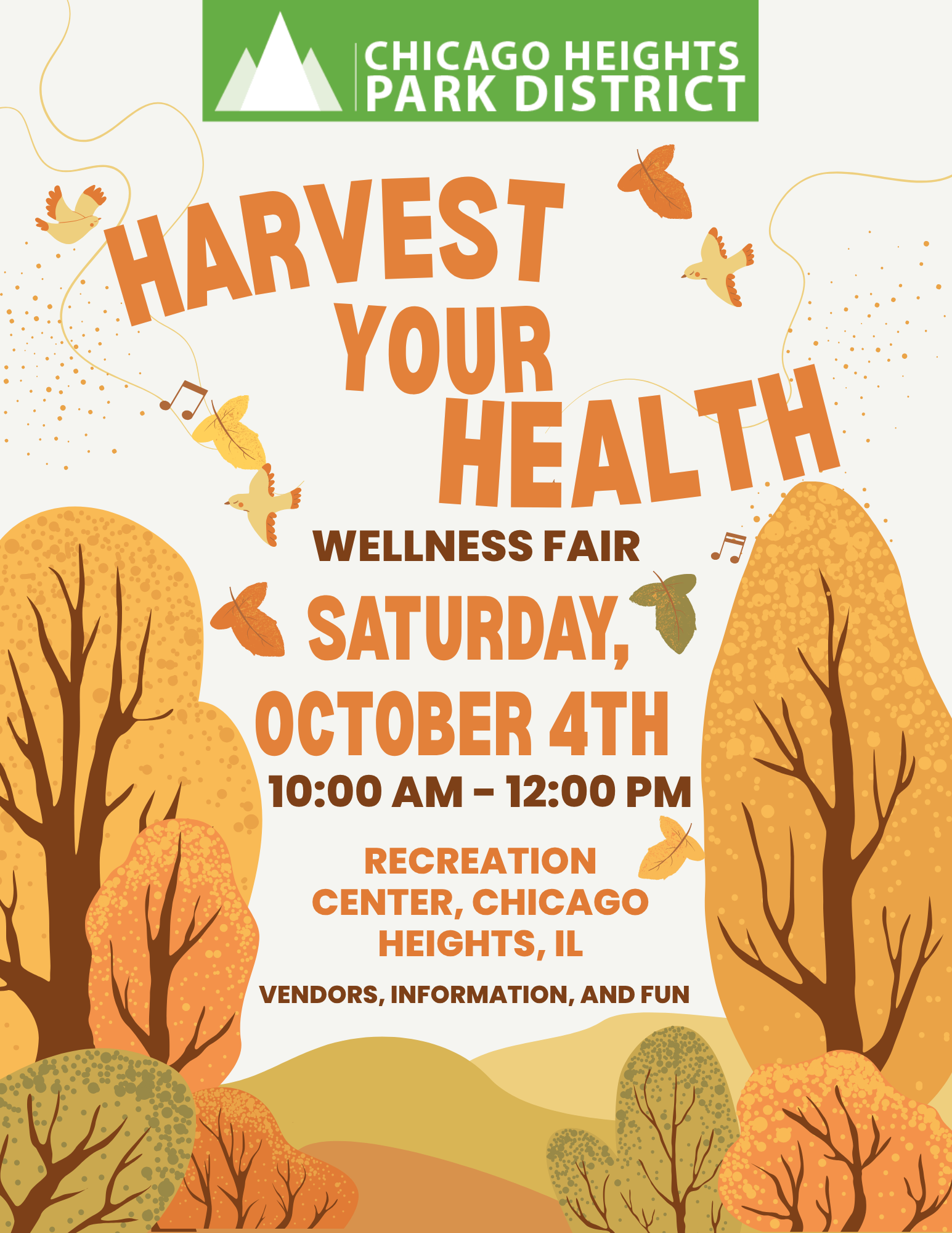Harvest your Health Wellness Fair – Chicago Heights Park District